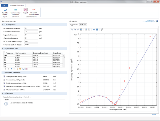 Battery Design, Charging With COMSOL Modeling Simulation
